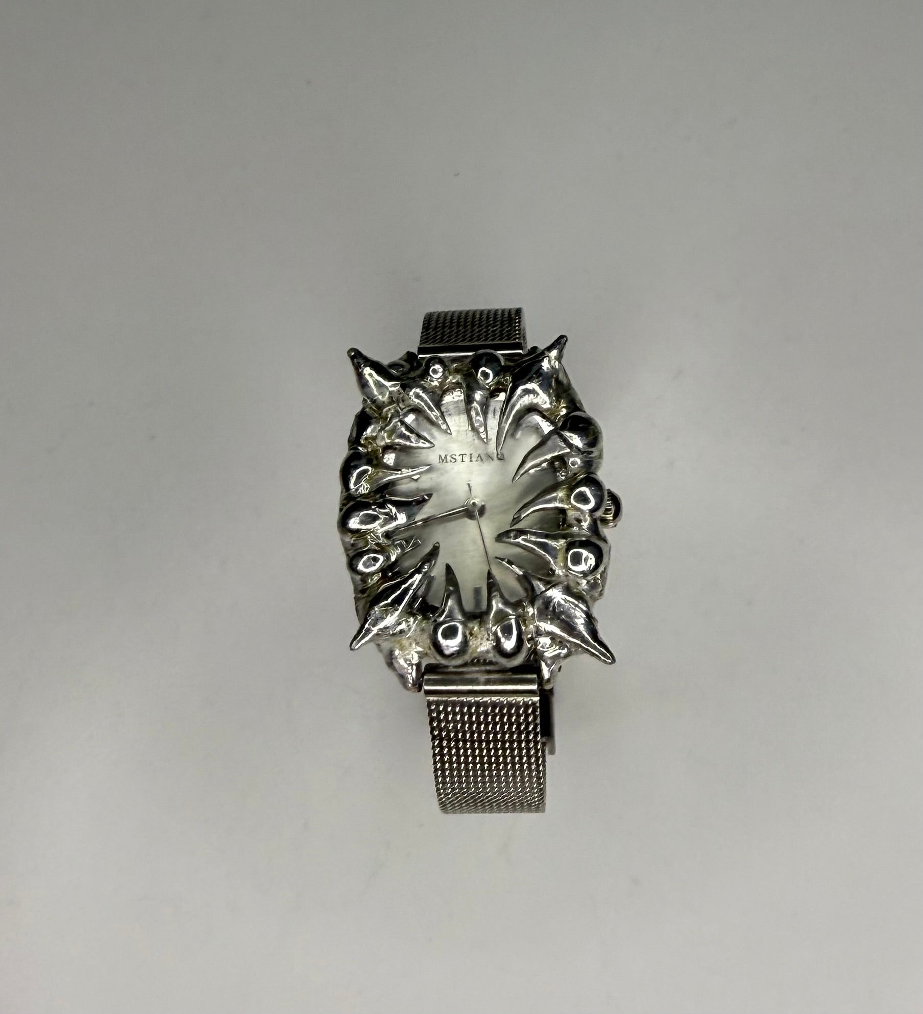Spiked White Watch – Scorchedvalley