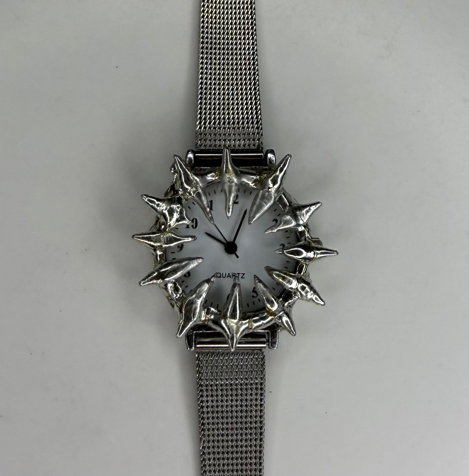 Spiked Round Watch – Scorchedvalley