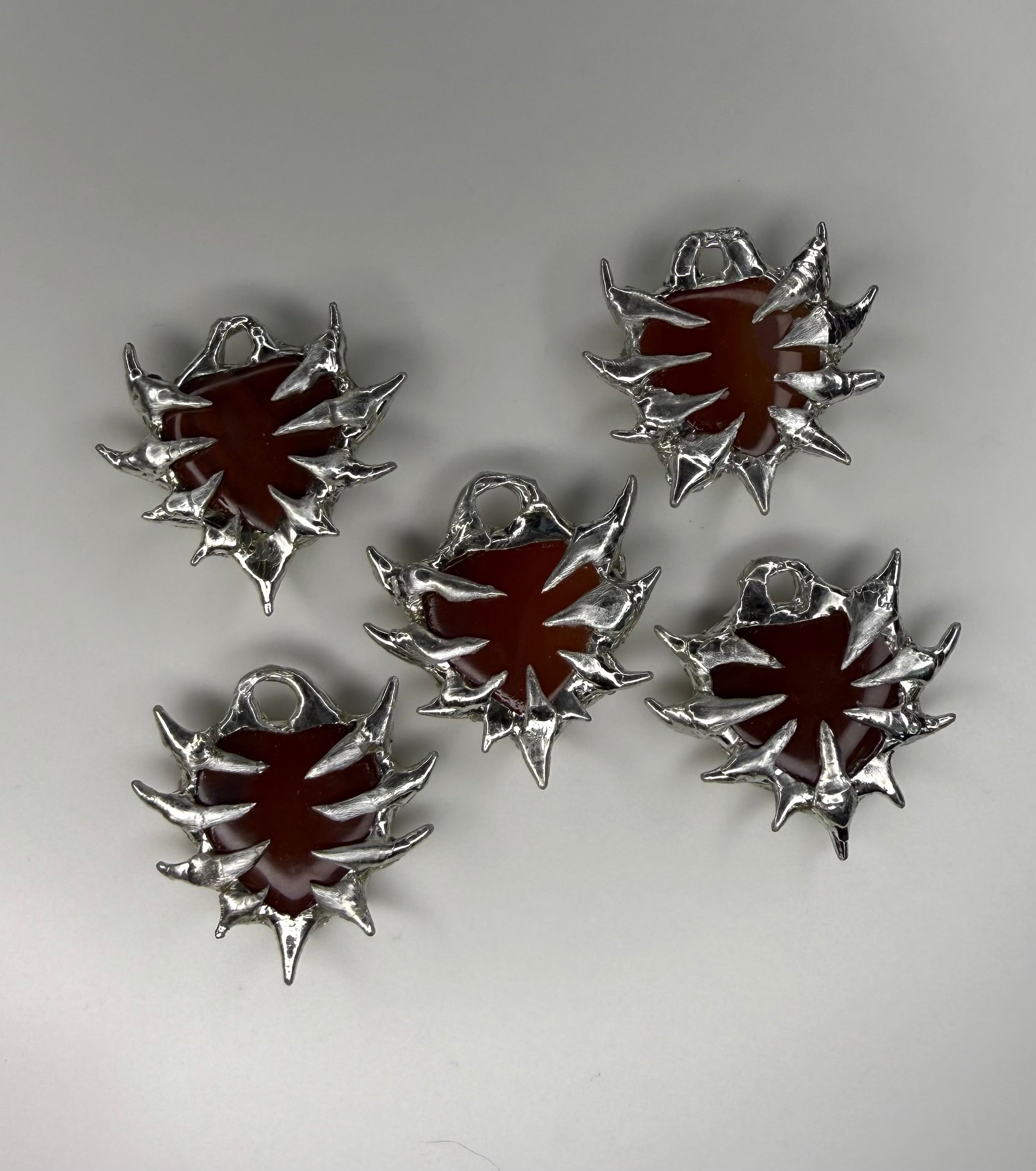 Spiked Heart Necklace – Scorchedvalley