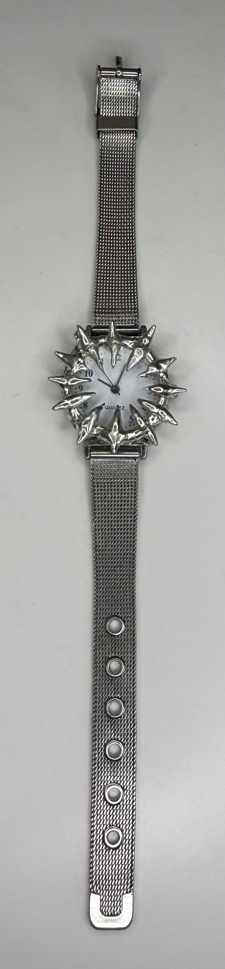Spiked Round Watch – Scorchedvalley